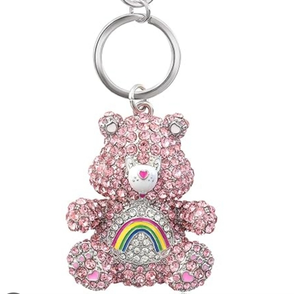 Care Bears | Accessories | Care Bears 3d Pink Bling Cheer Keychain ...
